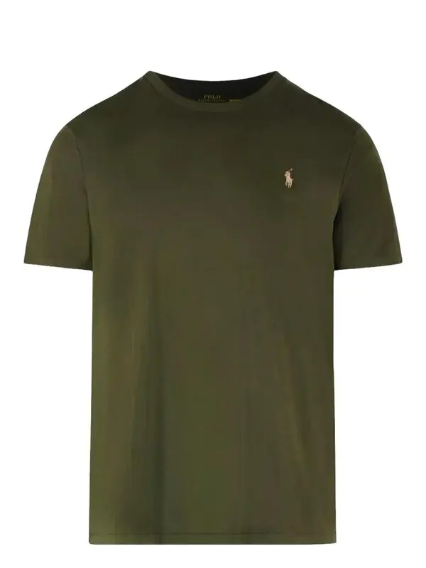Polo Ralph Lauren Logo-embroidered Cotton T-shirt - Green