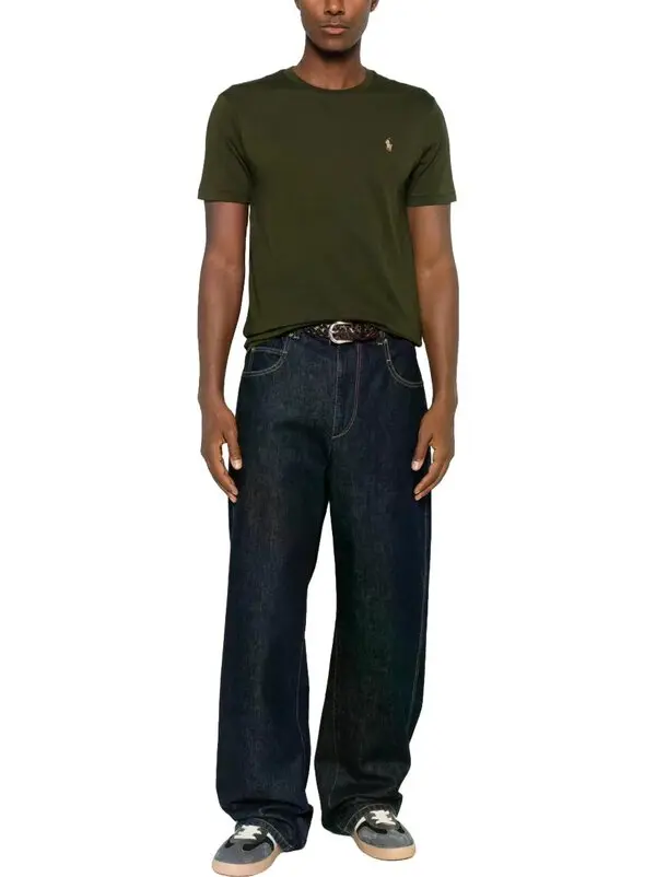 Polo Ralph Lauren Logo-embroidered Cotton T-shirt - Green