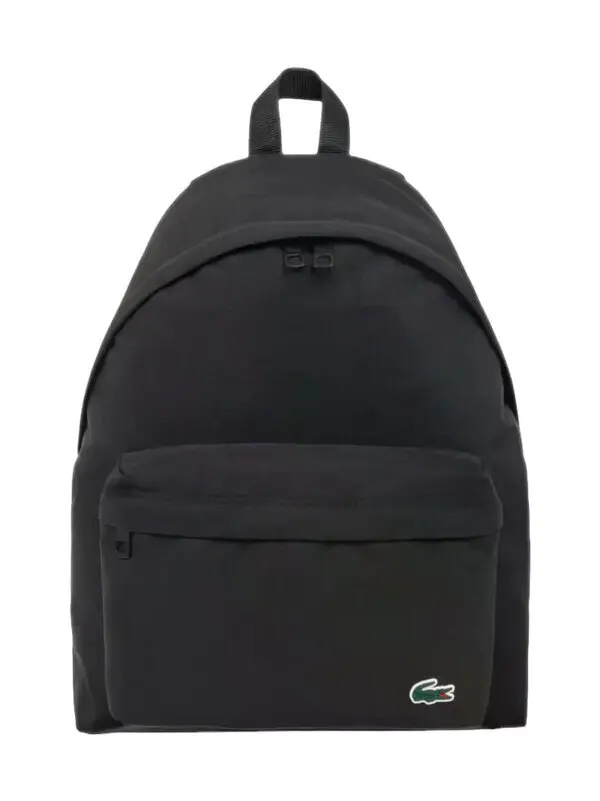 Lacoste Logo Patch Backpack - Black