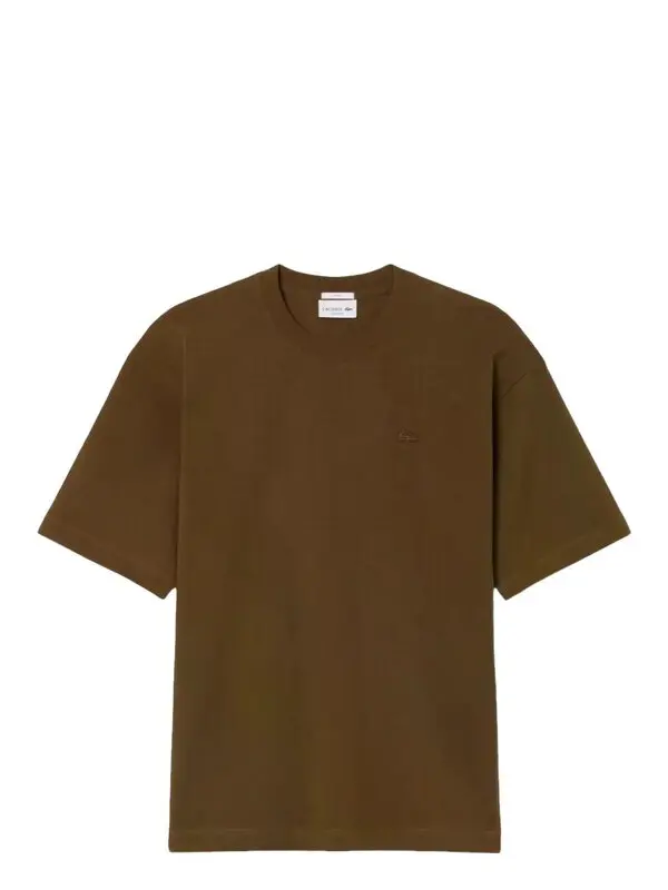 Lacoste Logo-patch T-shirt - Brown