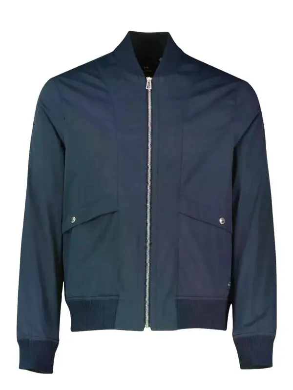 Paul Smith Zip-up Bomber Jacket - Blue