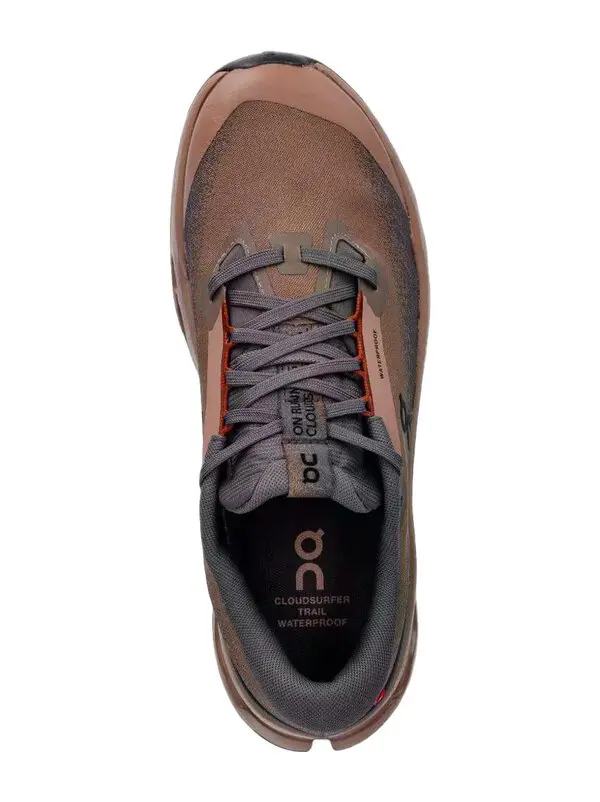On Cloudsurfer Trail Waterproof Sneakers - Brown