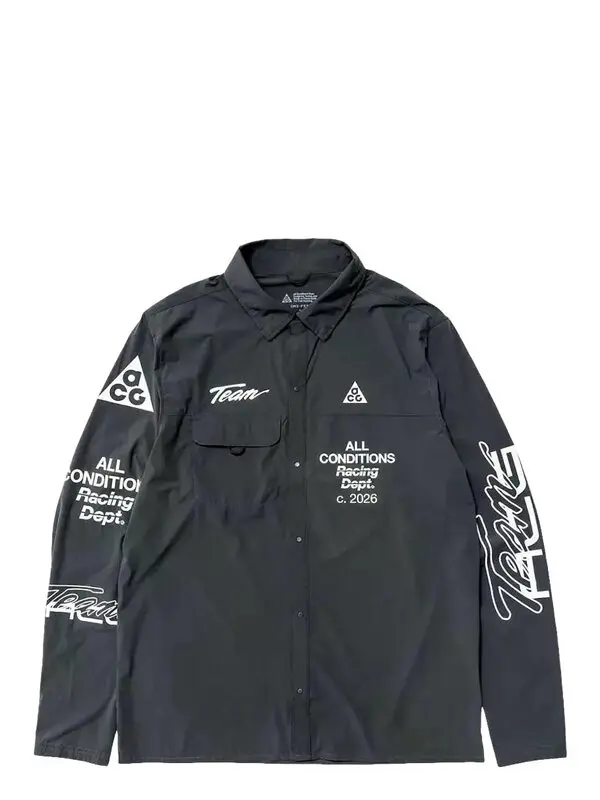 Nike Aireez Graphic-print Shirt - Grey