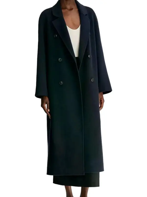 Loulou De Saison Double-breasted Notch-lapel Coat - Blue