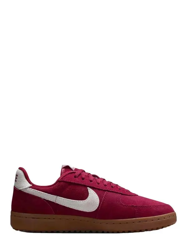 Nike Suede Lace-up Sneakers - Red