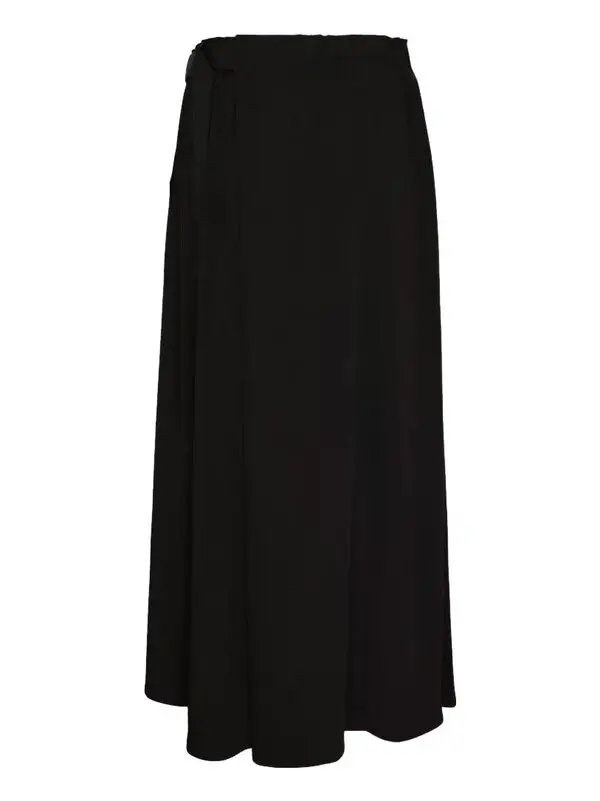 Yohji Yamamoto Belted Wrap Skirt Trousers - Black