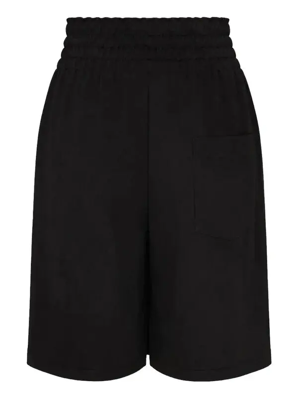 Yohji Yamamoto Drawstring-waist Shorts - Black