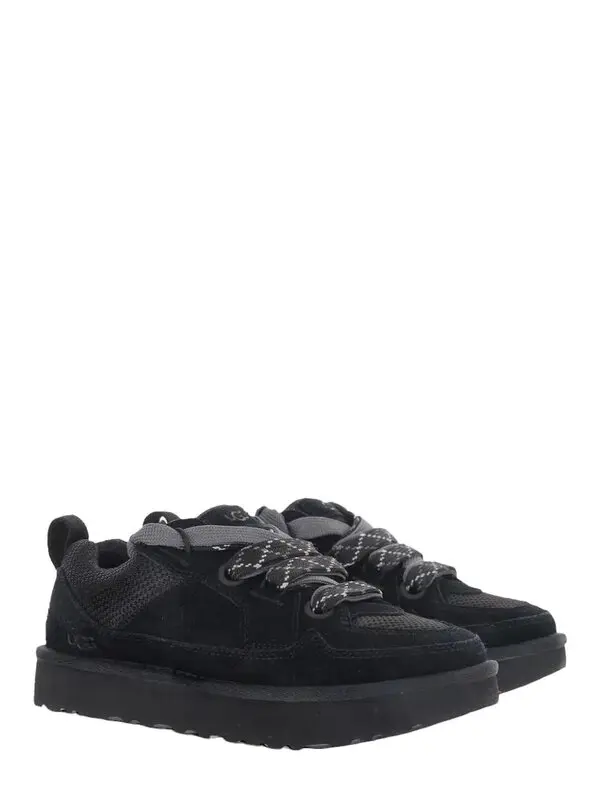 UGG Lo Lowmel Suede Mesh Sneakers - Black
