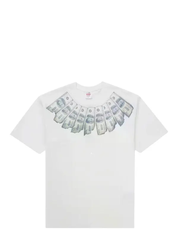 Supreme Mm6 Maison Margiela Money-print T-shirt - White