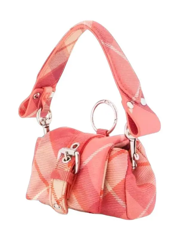 VIVIENNE WESTWOOD Hazel Treasure Check Bag Charm - Pink