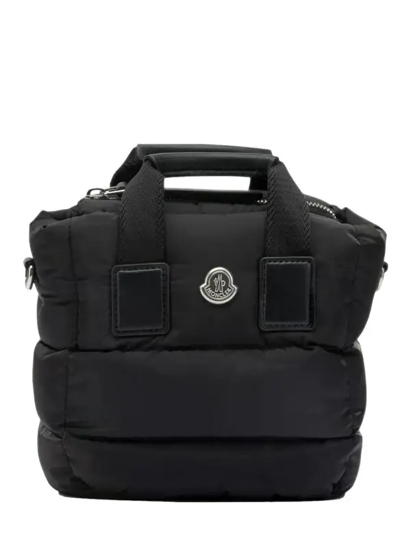Moncler Micro Caradoc Quilted Tote Bag - Black