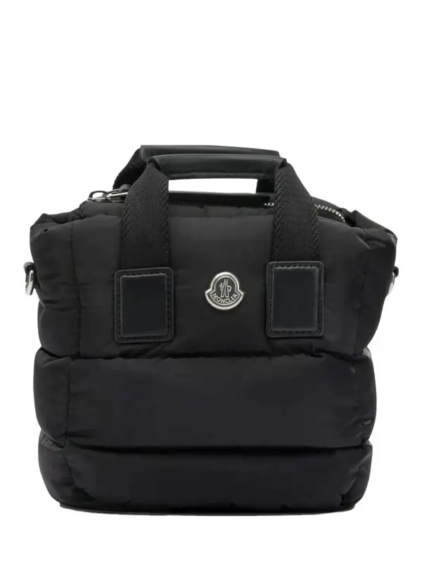 Moncler Micro Caradoc Quilted Tote Bag - Black