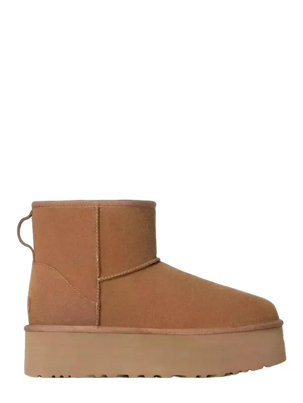 UGG Classic Mini Platform Ankle Boots - Brown