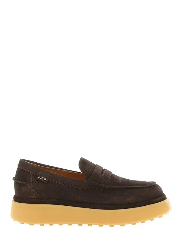 TOD'S Suede Loafers - Brown