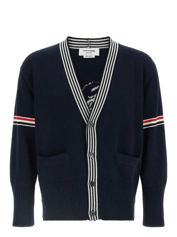 Thom Browne Lobster' Cardigan - Blue