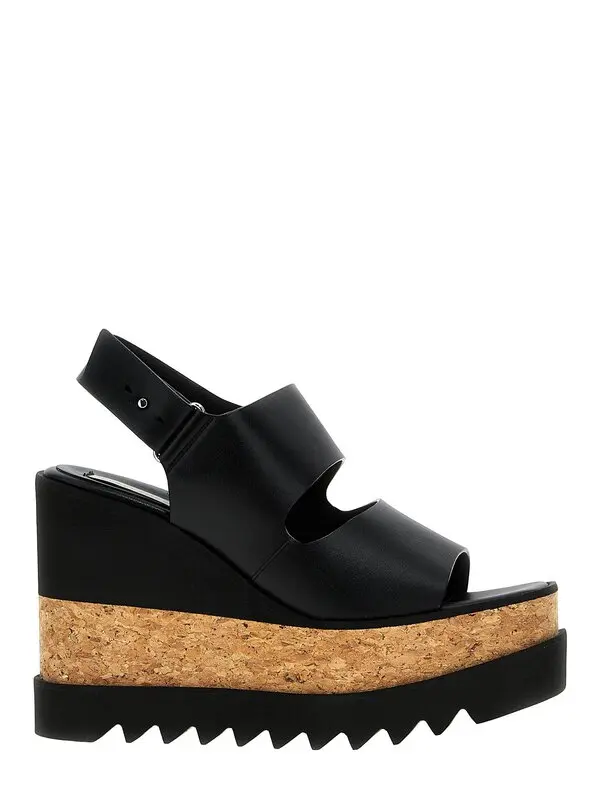 Stella McCartney Sneak-elyse' Sandals - Black