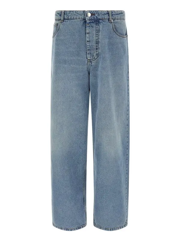 AMI Paris Wide Leg Jeans - Blue