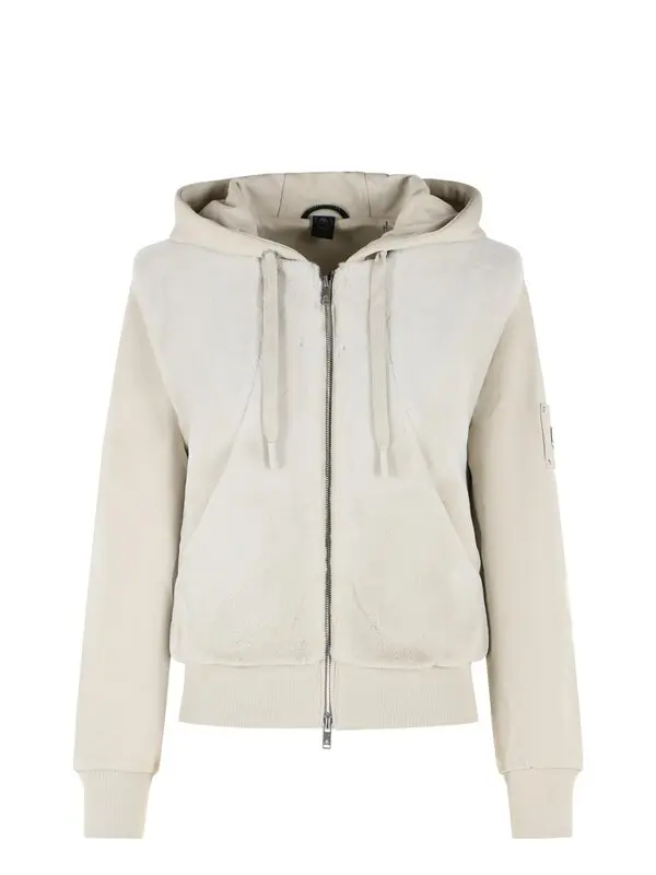 Moose Knuckles Bunny' Ivory Cotton Sweatshirt - Cream