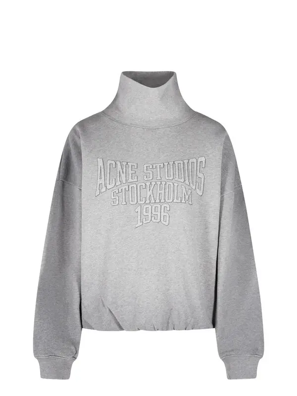 Acne Studios Cotton Sweatshirt - Gray
