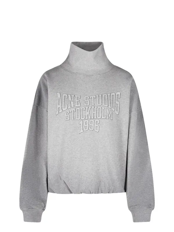Acne Studios Cotton Sweatshirt - Gray