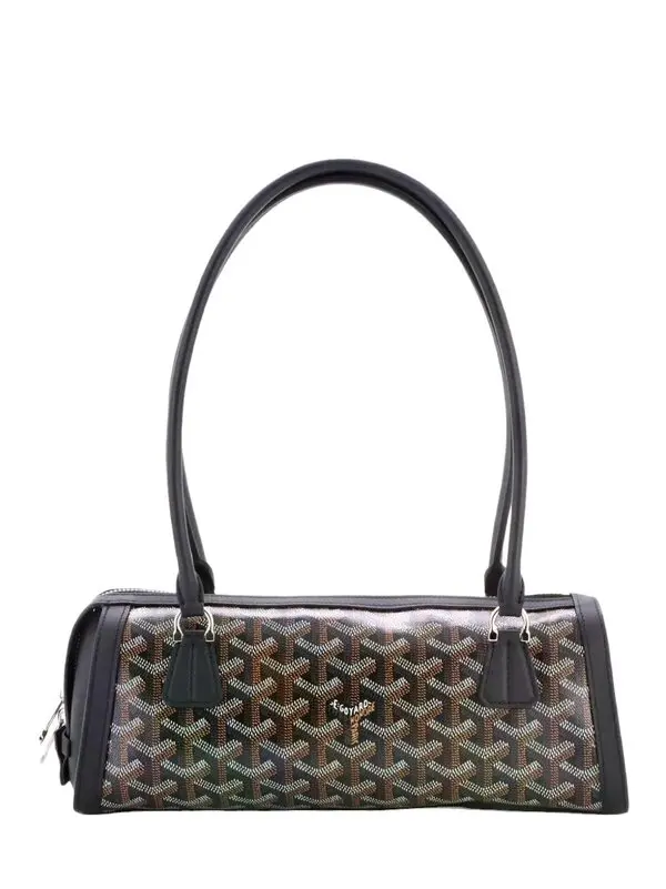 Goyard Coated Canvas Shoulder Bag - Black