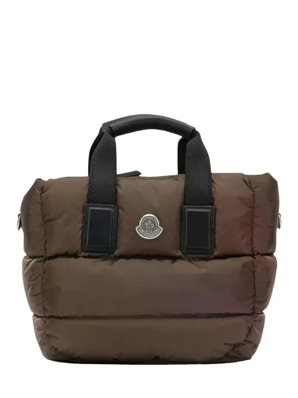 Moncler Mini Caradoc Padded Tote Bag - Brown