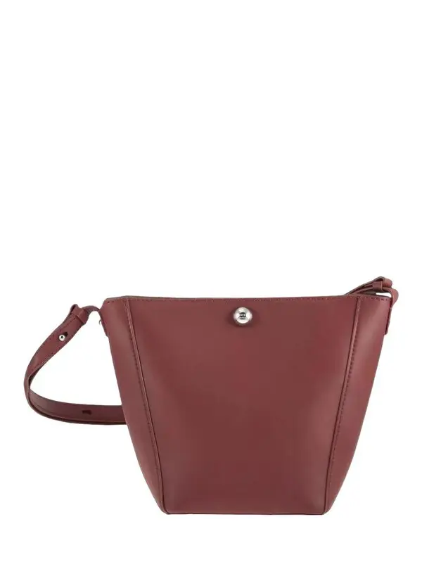Max Mara Leather Shoulder Bag - Red