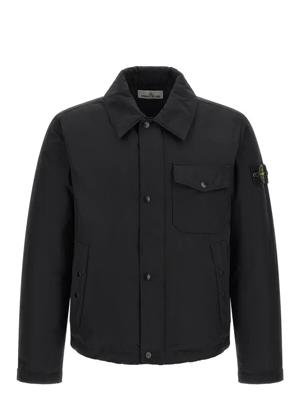 Stone Island Padded Overshirt - Black
