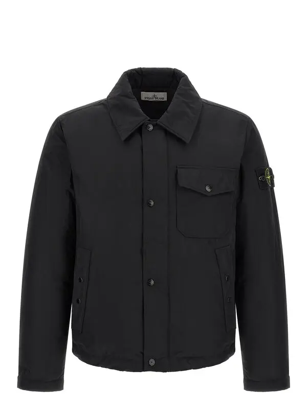 Stone Island Padded Overshirt - Black