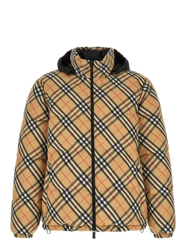 Burberry Snowdon' Down Jacket - Cream