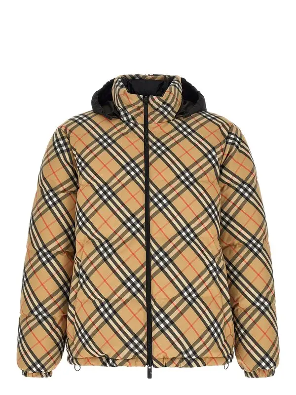 Burberry Snowdon Reversible Down Jacket - Cream