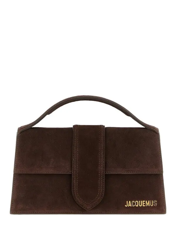 Jacquemus Le Grand Bambino Suede Handbag - Brown