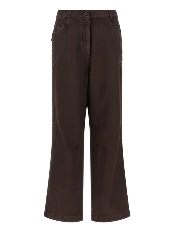 Dries Van Noten Wide-leg Cotton Denim Jeans - Multicolor