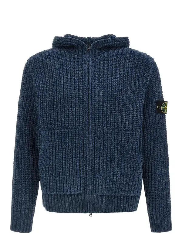 Stone Island 5100065 Cardigan - Blue