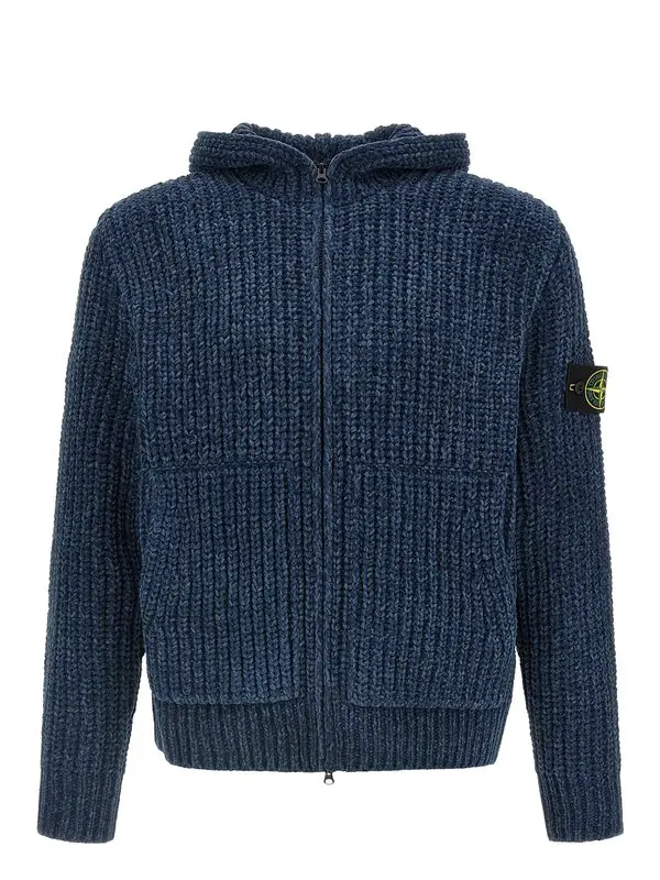 Stone Island 5100065 Cardigan - Blue