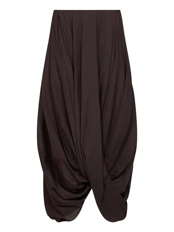 TOTEME Asymmetric Cocoon Skirt - Multicolor