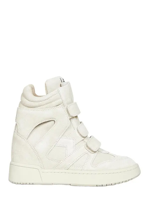 Isabel Marant Étoile Ecru Suede Im3 High-top Sneakers - Multicolor