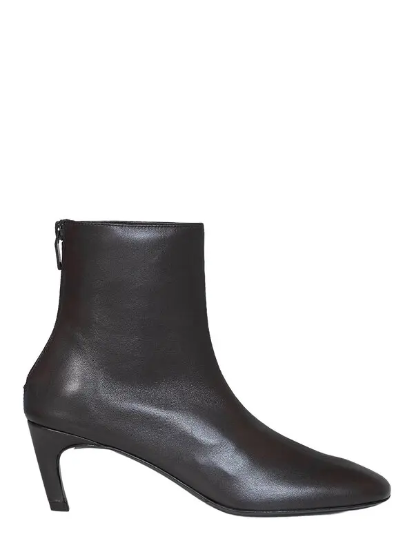 TOTEME Bark Soft Nappa Leather Ankle Boots - Multicolor