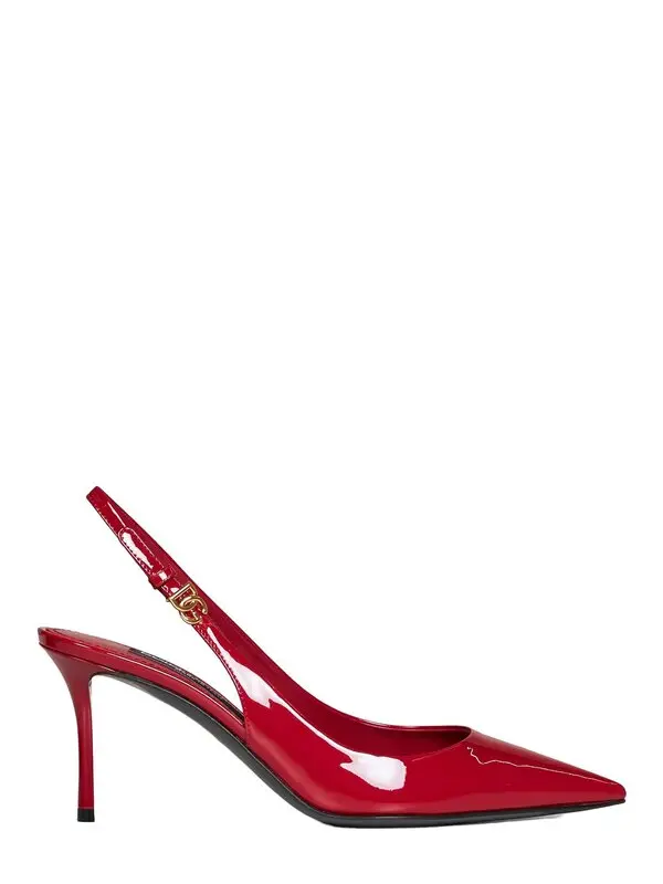 Dolce & Gabbana Patent Leather Slingback Pumps - Multicolor