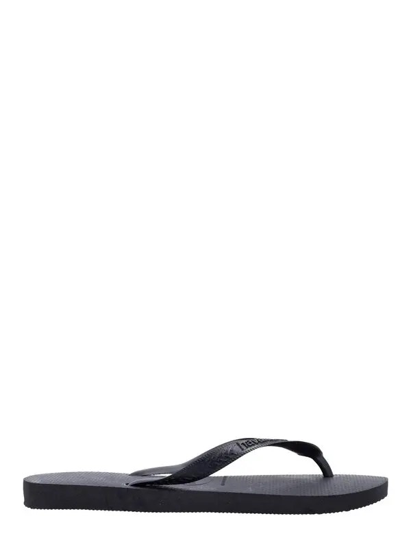 Havaianas Classic Flip-flops With Tonal Embossed Logo - Black