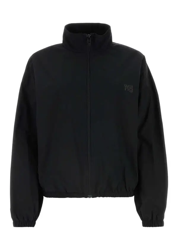 Alexander Wang Zip Up Windbreaker Jacket - Black