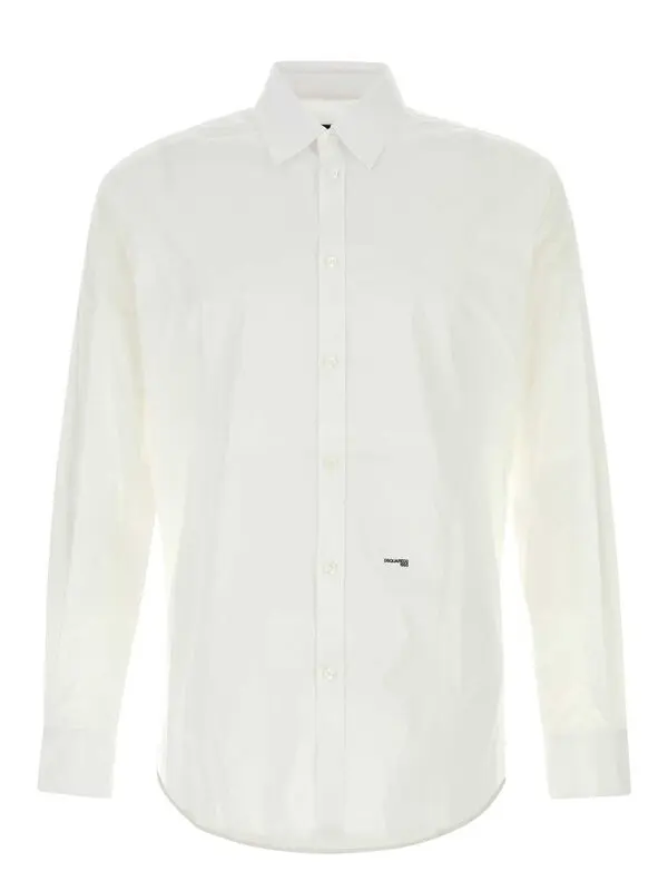 Dsquared2 Stretch Poplin Shirt - White