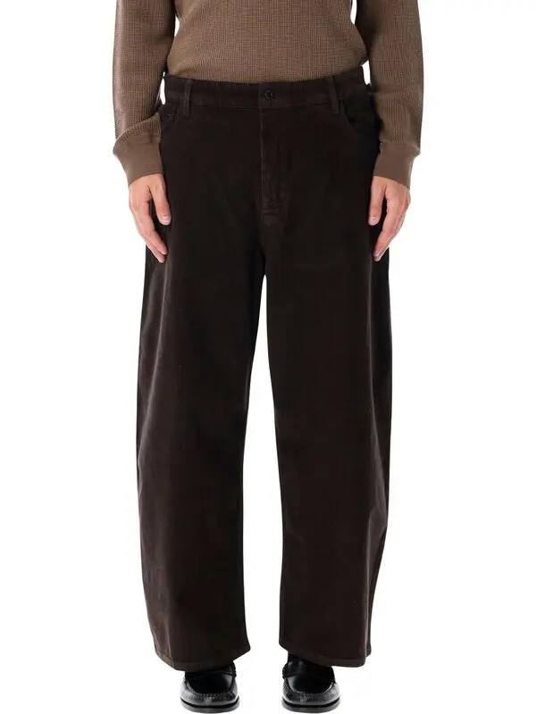 Studio Nicholson Wide-leg Corduroy Trousers - Coffee