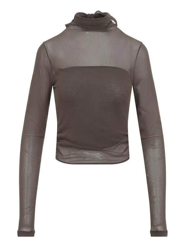 LEMAIRE Ballerina Scarf-style Top - Brown