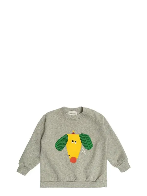 BOBO CHOSES Happy Dog Mini Sweatshirt - Grey