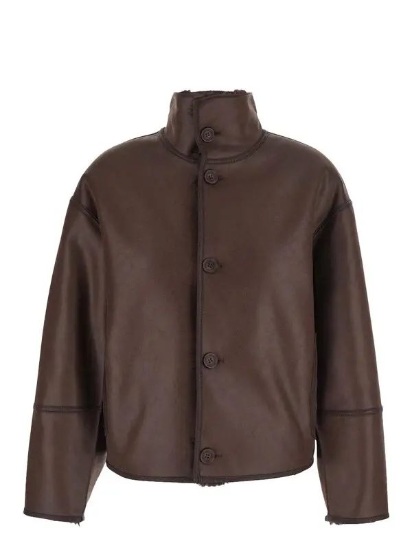 URBANCODE Faux Fur Coat - Brown