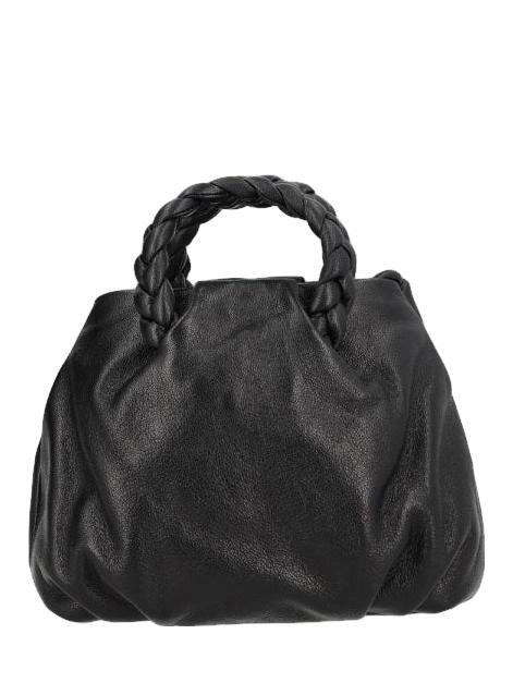 Hereu Structured Leather Shoulder Bag - Black