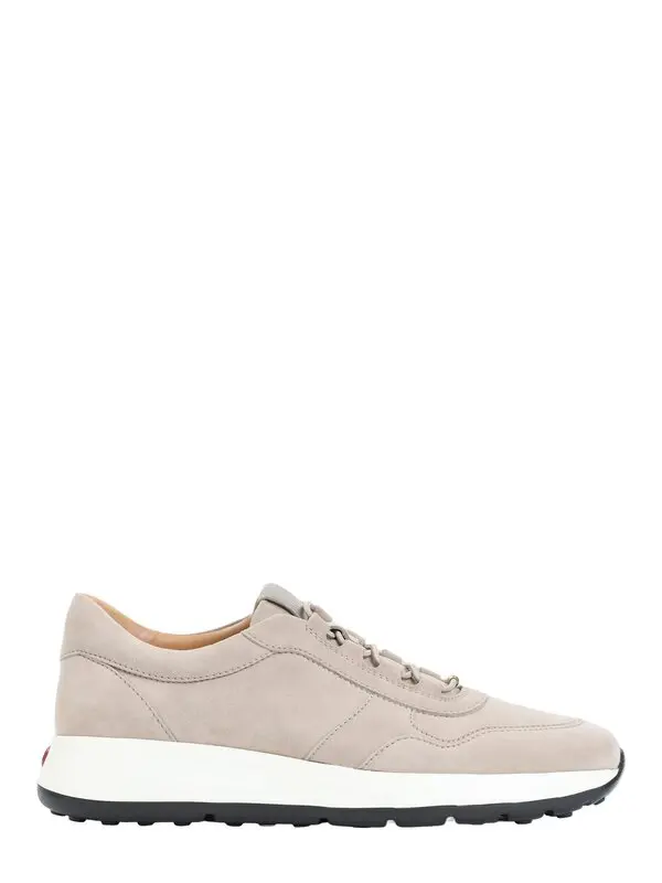 TOD'S Suede Lace-up Low-top Sneakers - Nude & Neutrals