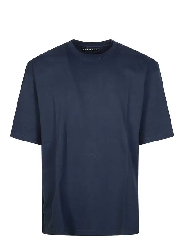 WHITE SAND Cotton T-shirt For - Blu