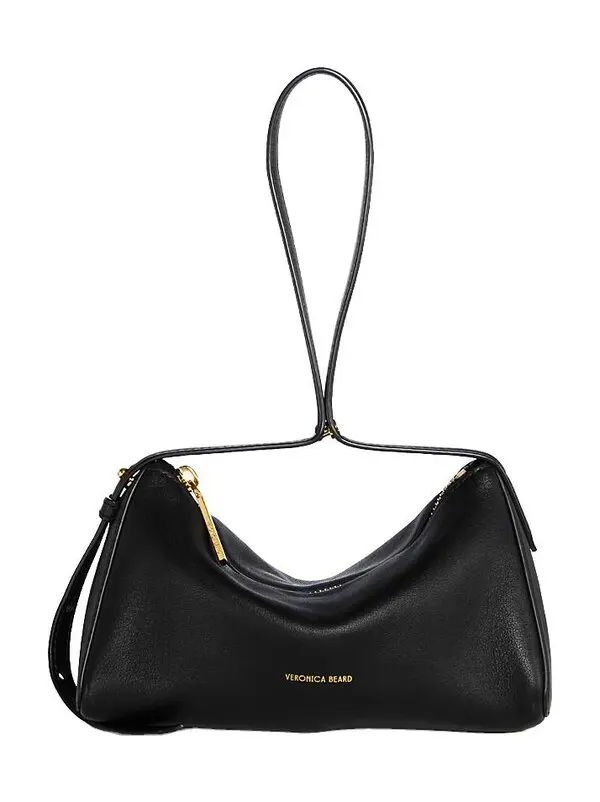 Veronica Beard Prism Convertible Leather Shoulder Bag - Black